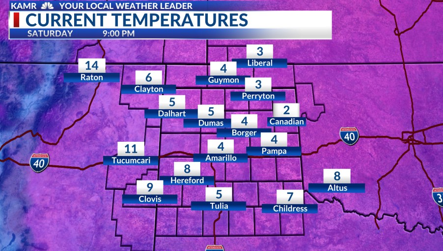 Amarillo Current Weather Conditions & Forecast Maps | KAMR