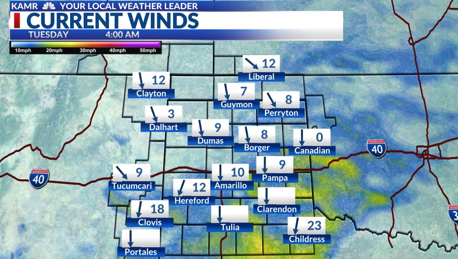 Amarillo Current Weather Conditions & Forecast Maps | KAMR