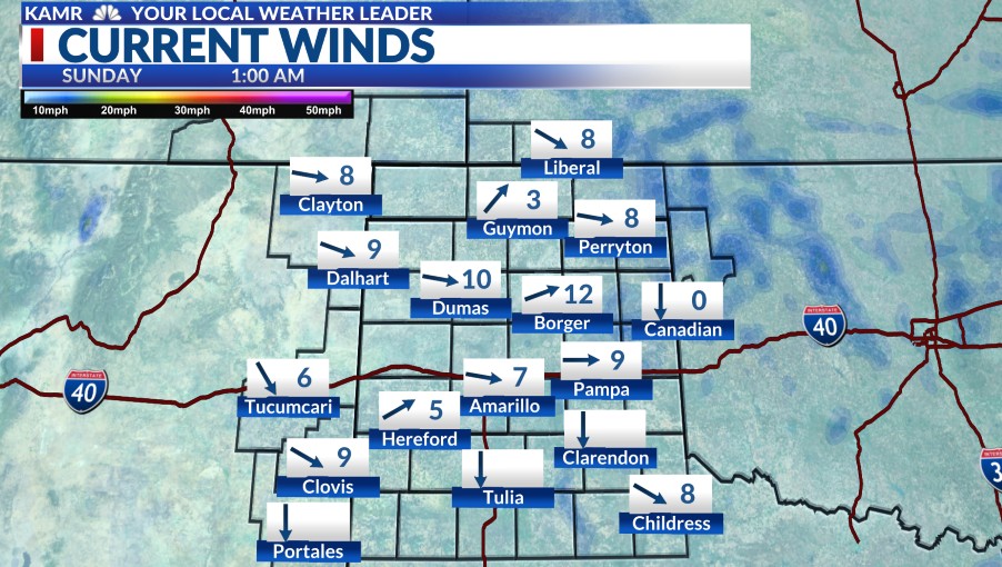Amarillo Current Weather Conditions & Forecast Maps | KAMR