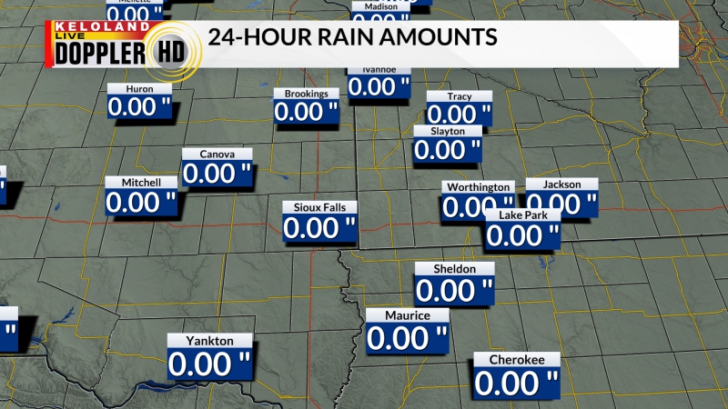 Rainfall Totals for South Dakota