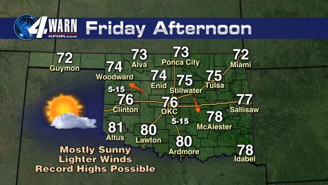 Active weather pattern continues for several days | KFOR.com Oklahoma City