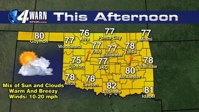 Oklahoma City Weather Today | Forecast & Radar | KFOR 4Warn Storm Team