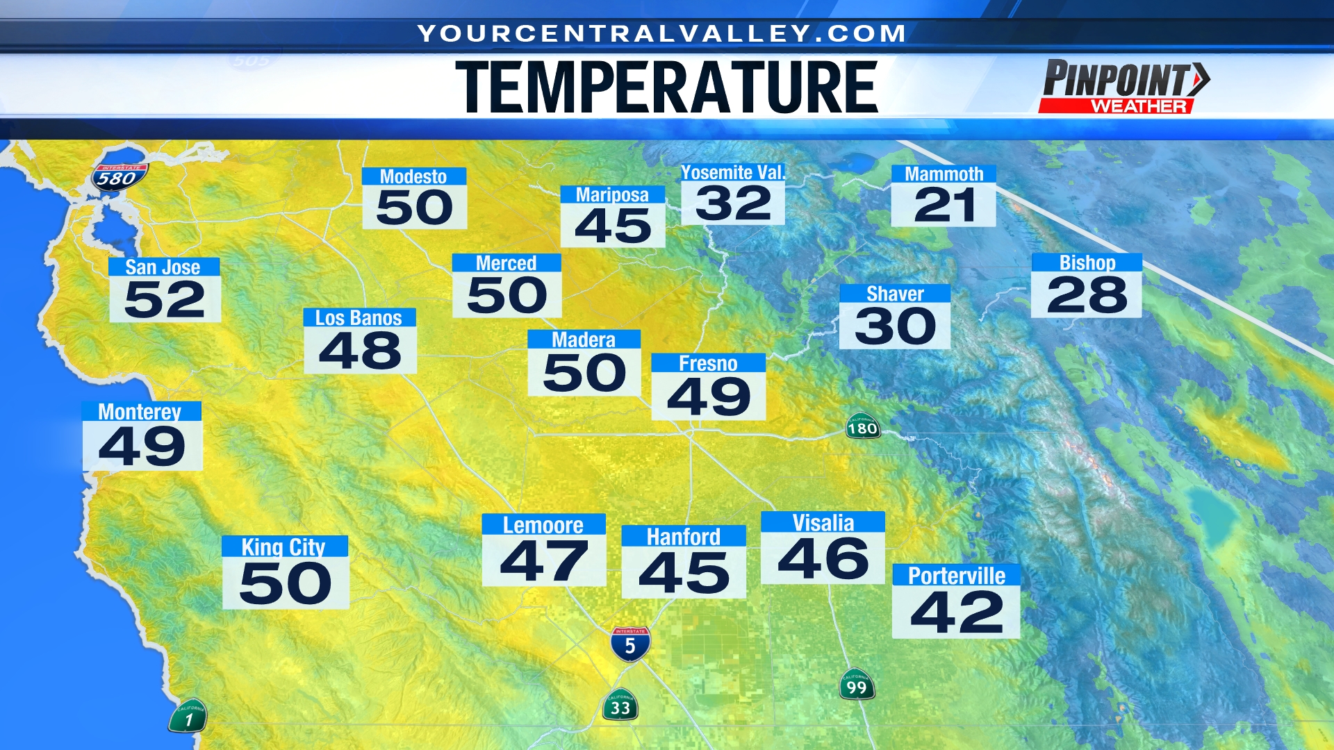 CBS47 Pinpoint Weather Forecast | CBS47 and KSEE24 | News from ...
