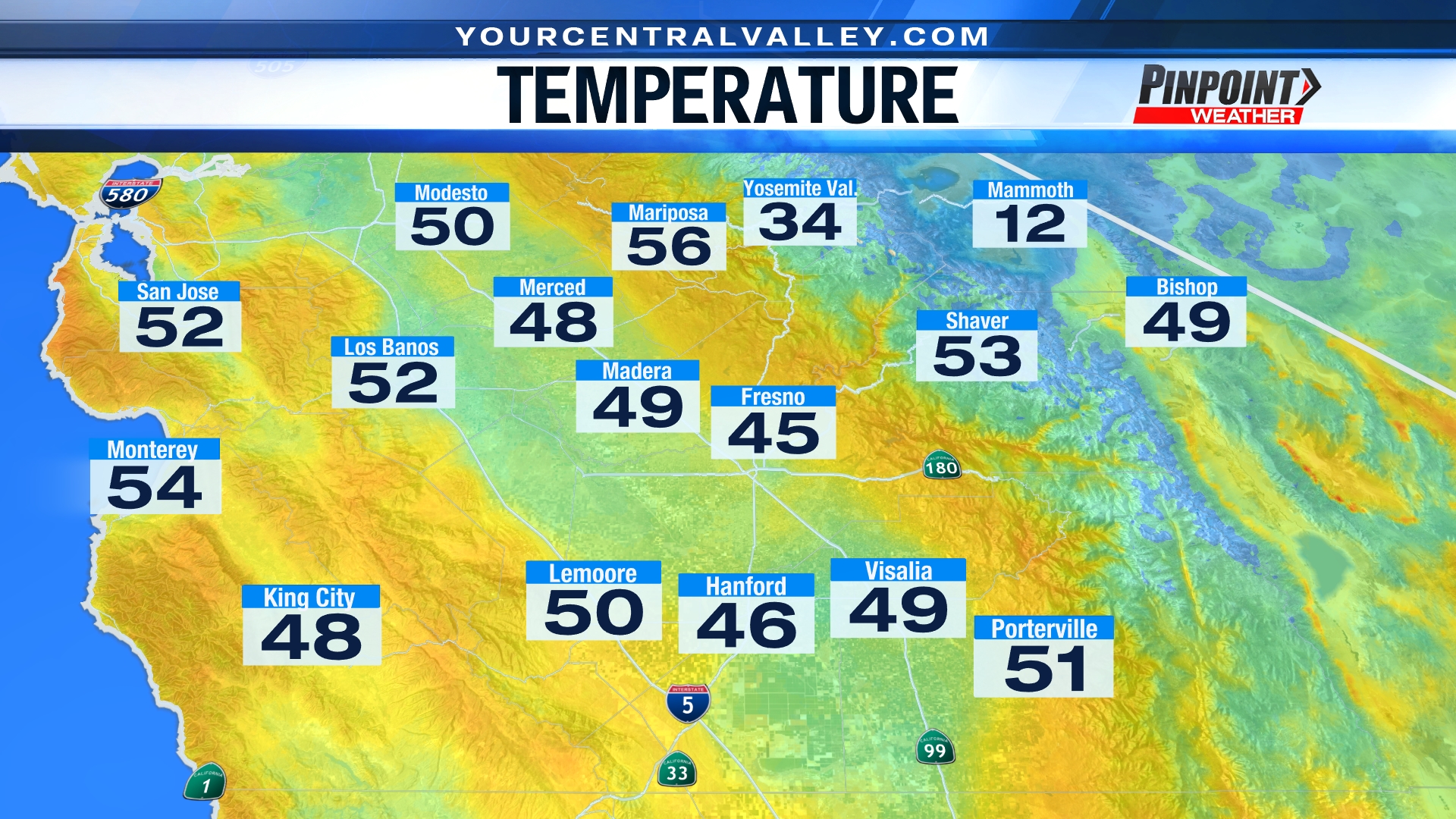 Fresno weather, and weather for the Central Valley. The home of KSEE24 ...