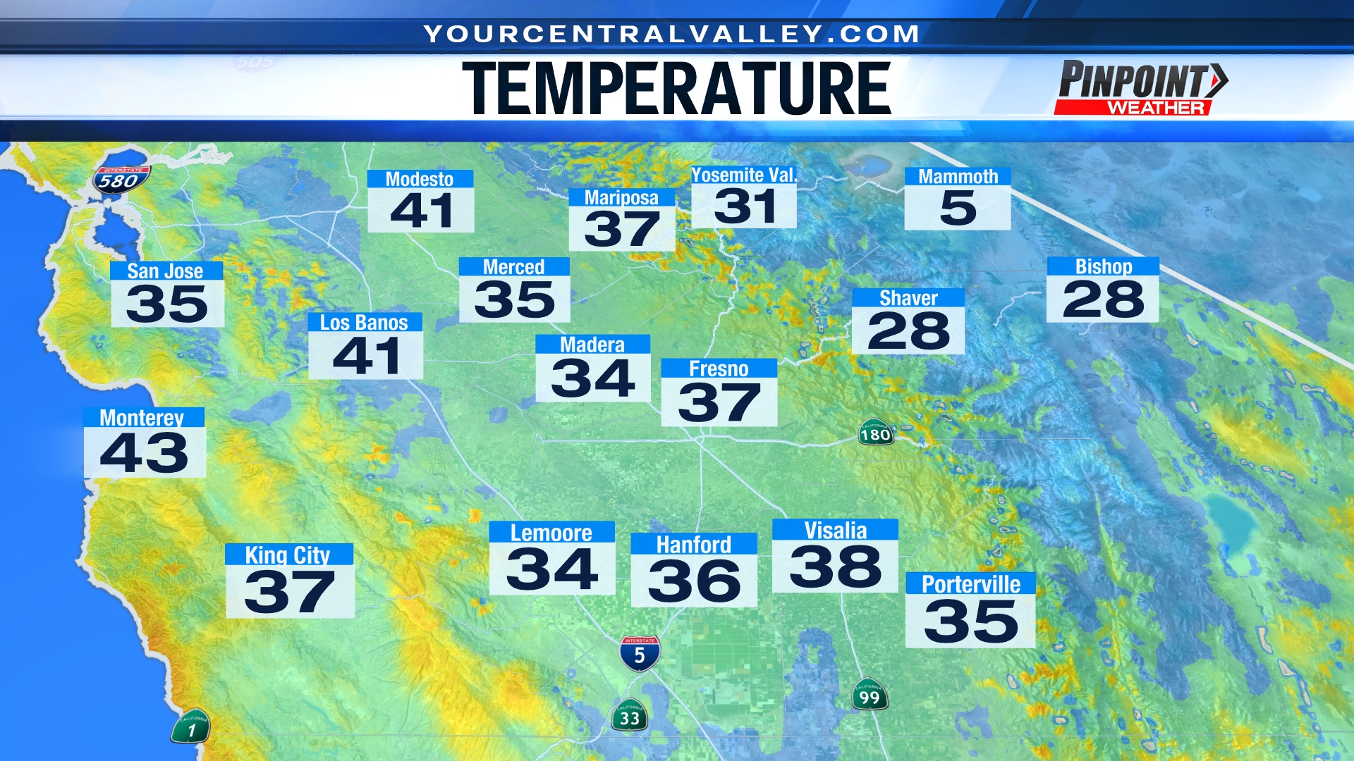 CBS47 Pinpoint Weather Forecast | CBS47 and KSEE24 | News from ...
