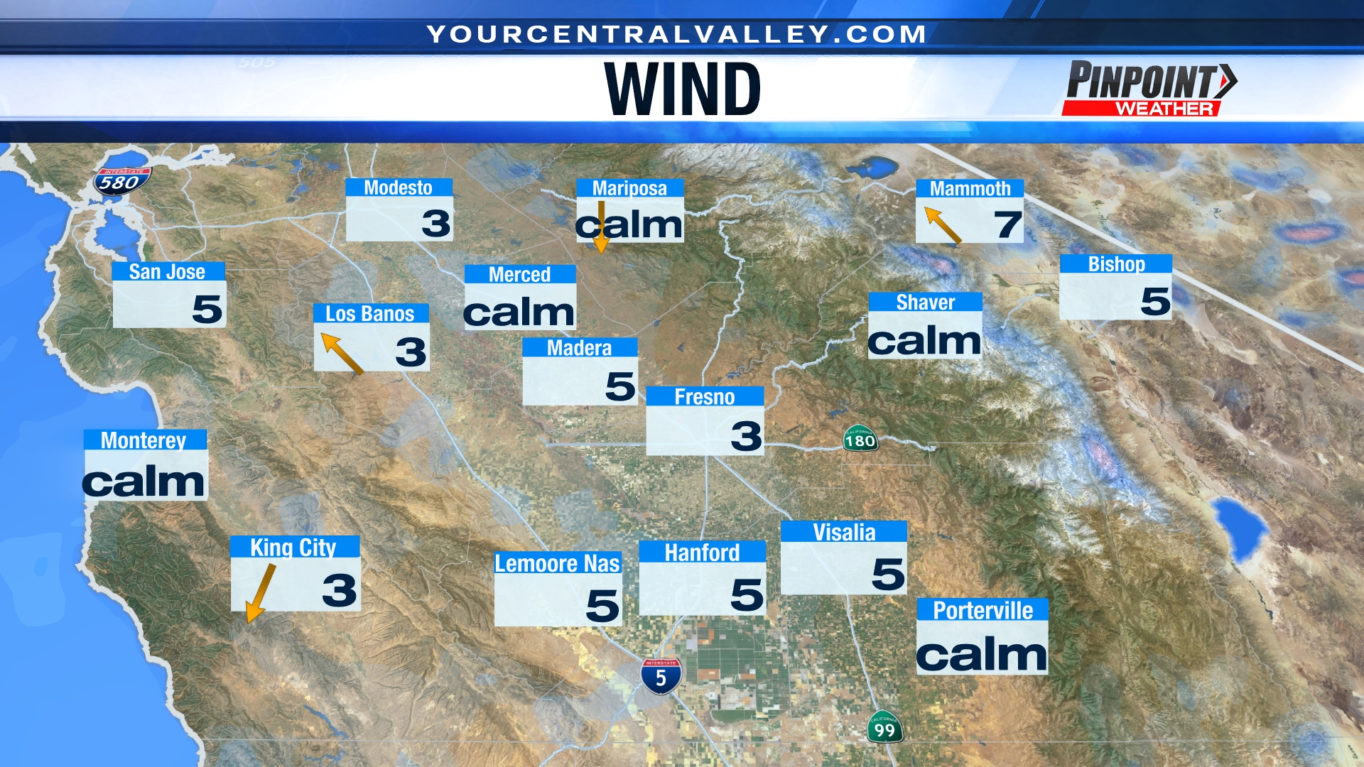 CBS47 Pinpoint Weather Forecast | CBS47 and KSEE24 | News from YourCentralValley.com KSEE24 ...
