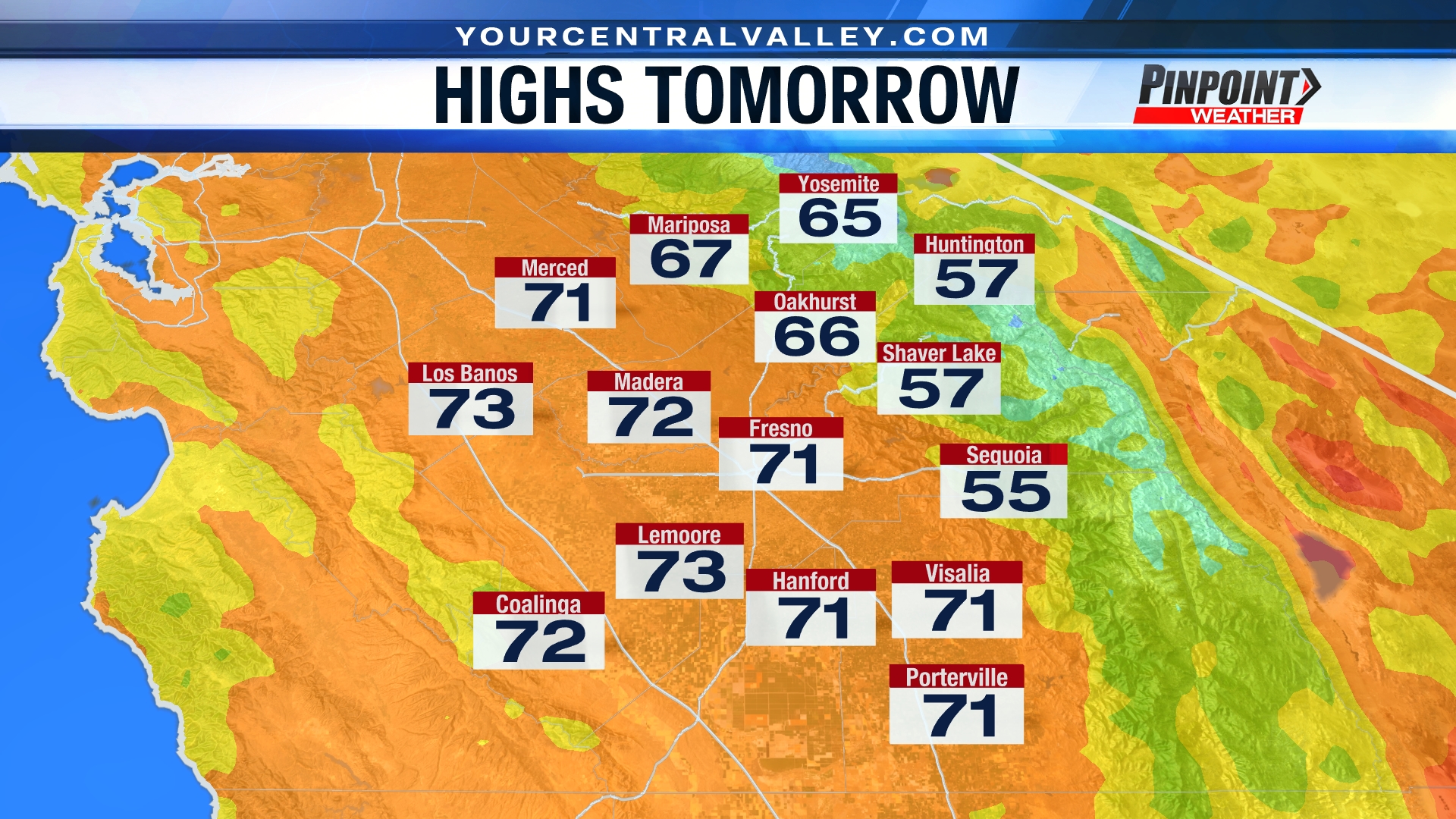 CBS47 Pinpoint Weather Forecast | CBS47 and KSEE24 | News from YourCentralValley.com KSEE24 ...