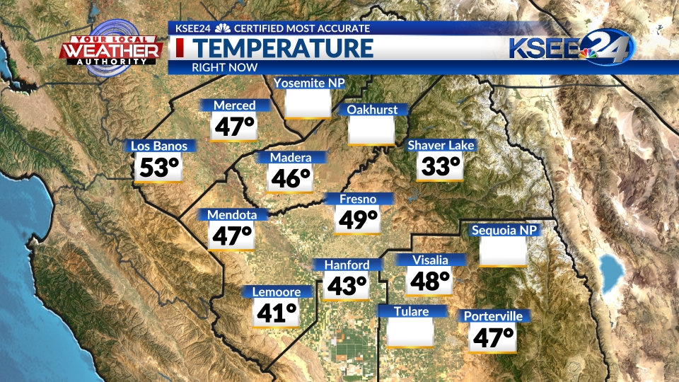 KSEE24 Weather Forecast | CBS47 and KSEE24 | News from YourCentralValley.com KSEE24 | CBS47 ...