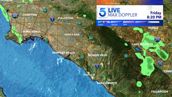 Showers, wet commute on tap for parts of Southern California Monday | KTLA