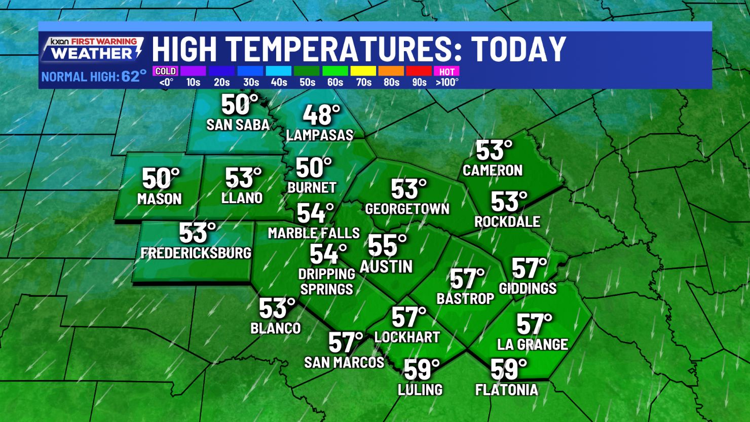 First Warning Weather: Strong front arriving today bringing cold, cold ...