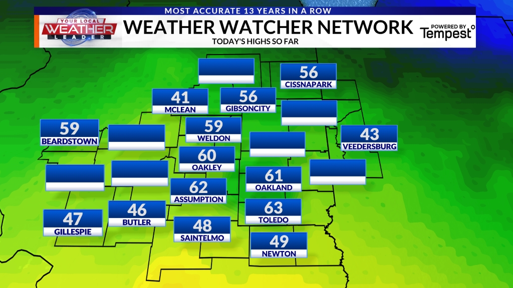 WCIA Weather Watcher Network Conditions | WCIA.com