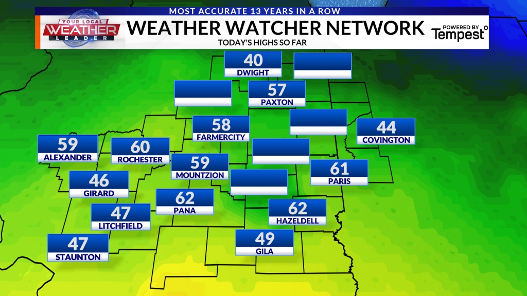 WCIA Weather Watcher Network Conditions | WCIA.com