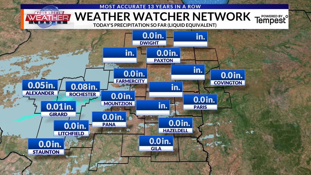 WCIA Weather Watcher Network Conditions | WCIA.com