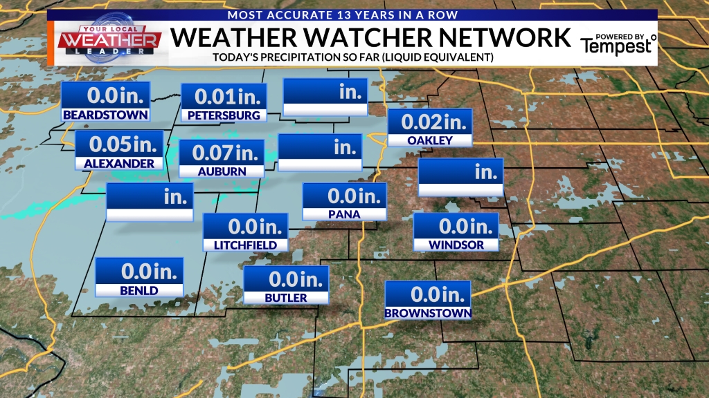 WCIA Weather Watcher Network Conditions | WCIA.com