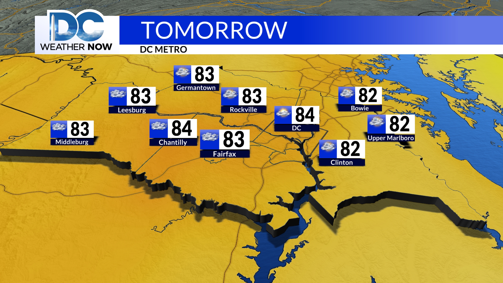 DC weather: Weather forecast for DC, Virginia, Maryland