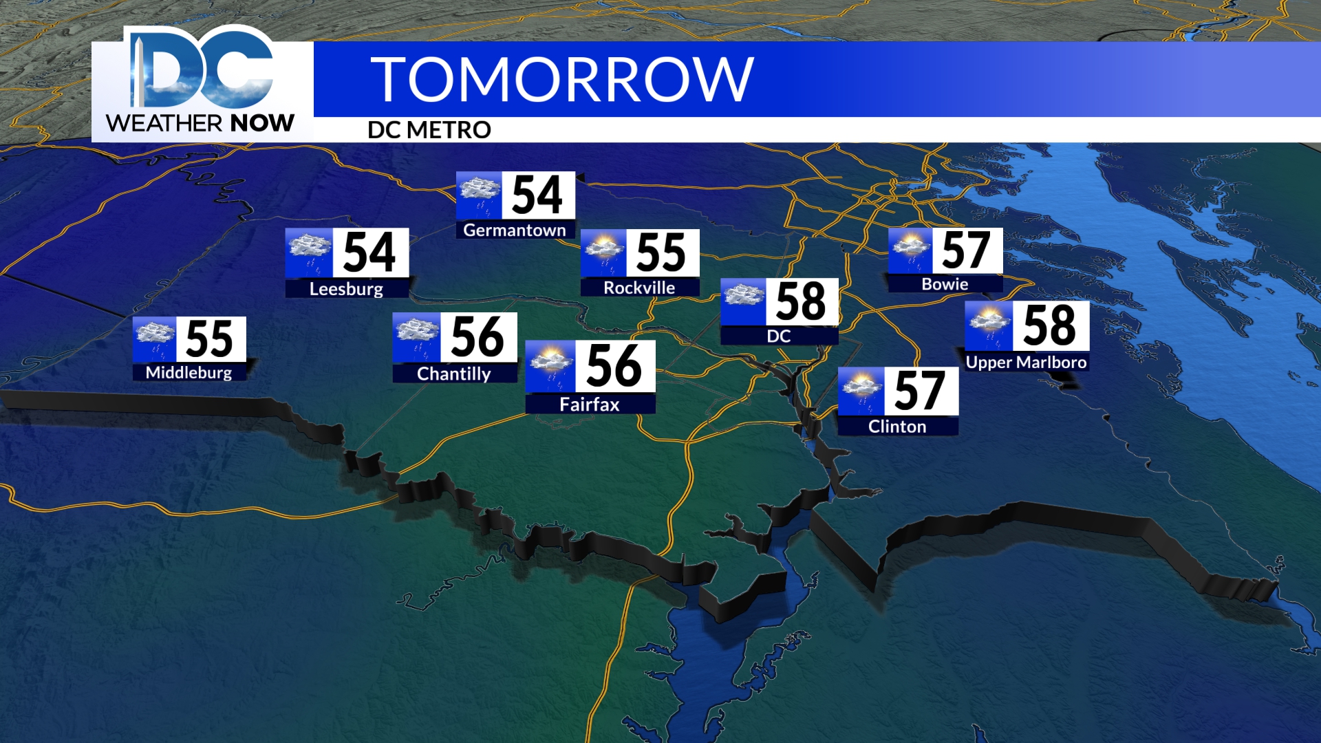 Weather in DC today: Forecast for DC, Virginia, Maryland