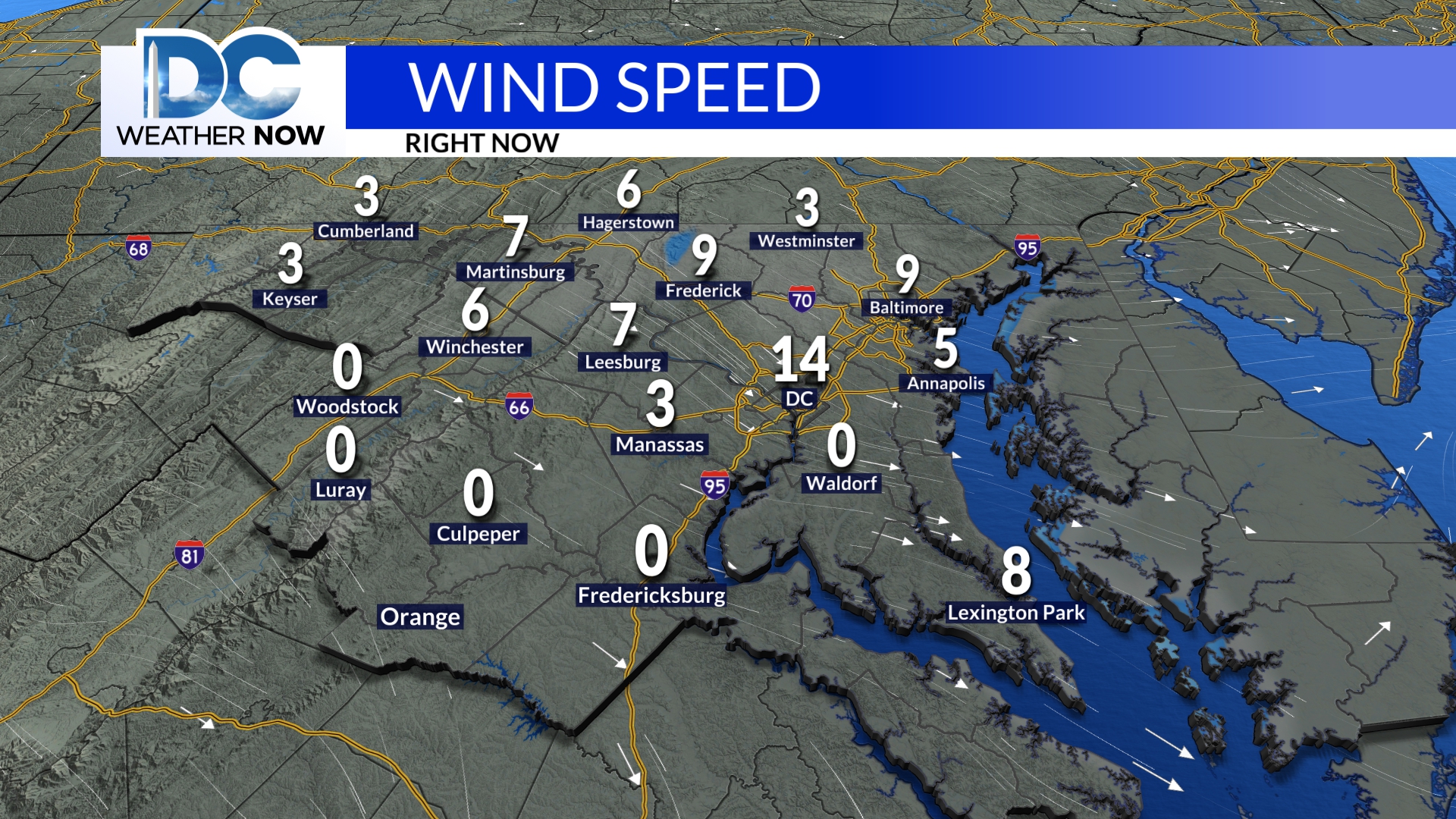 DC weather: Weather forecast for DC, Virginia, Maryland