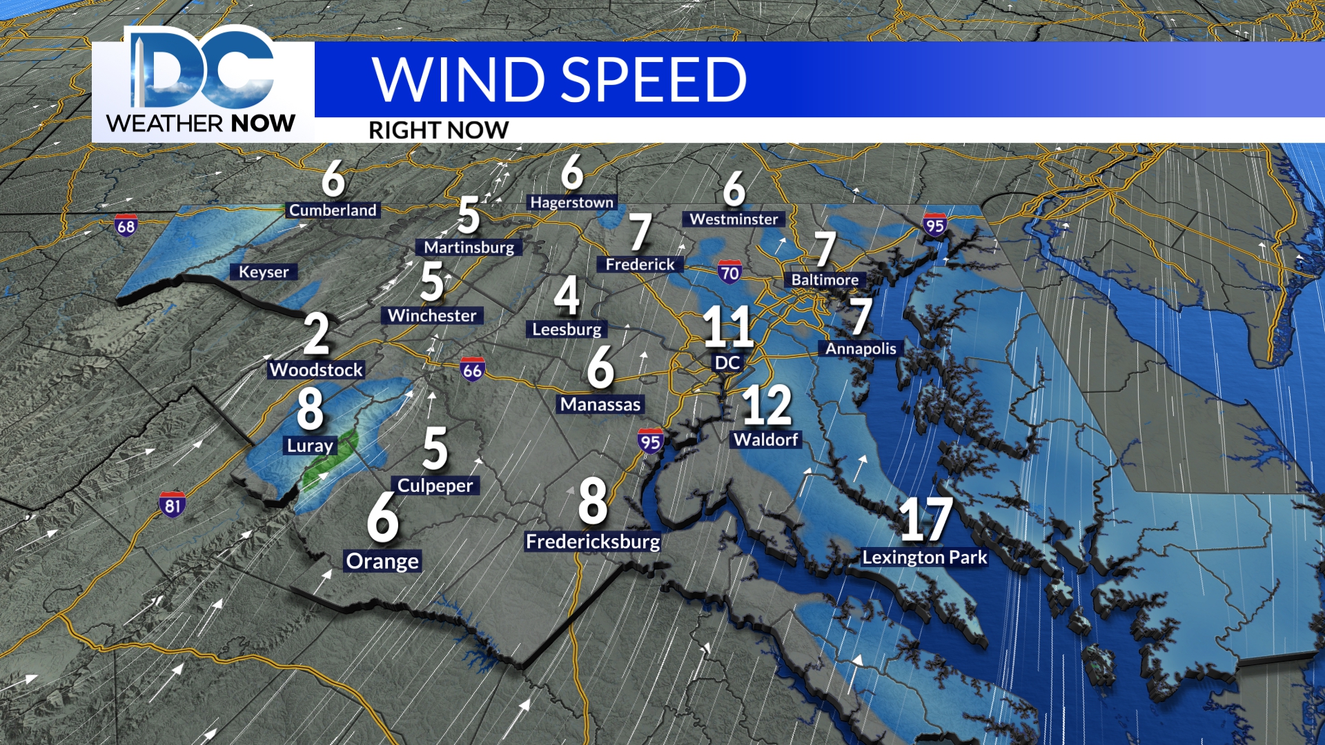 Weather in DC today: Forecast for DC, Virginia, Maryland