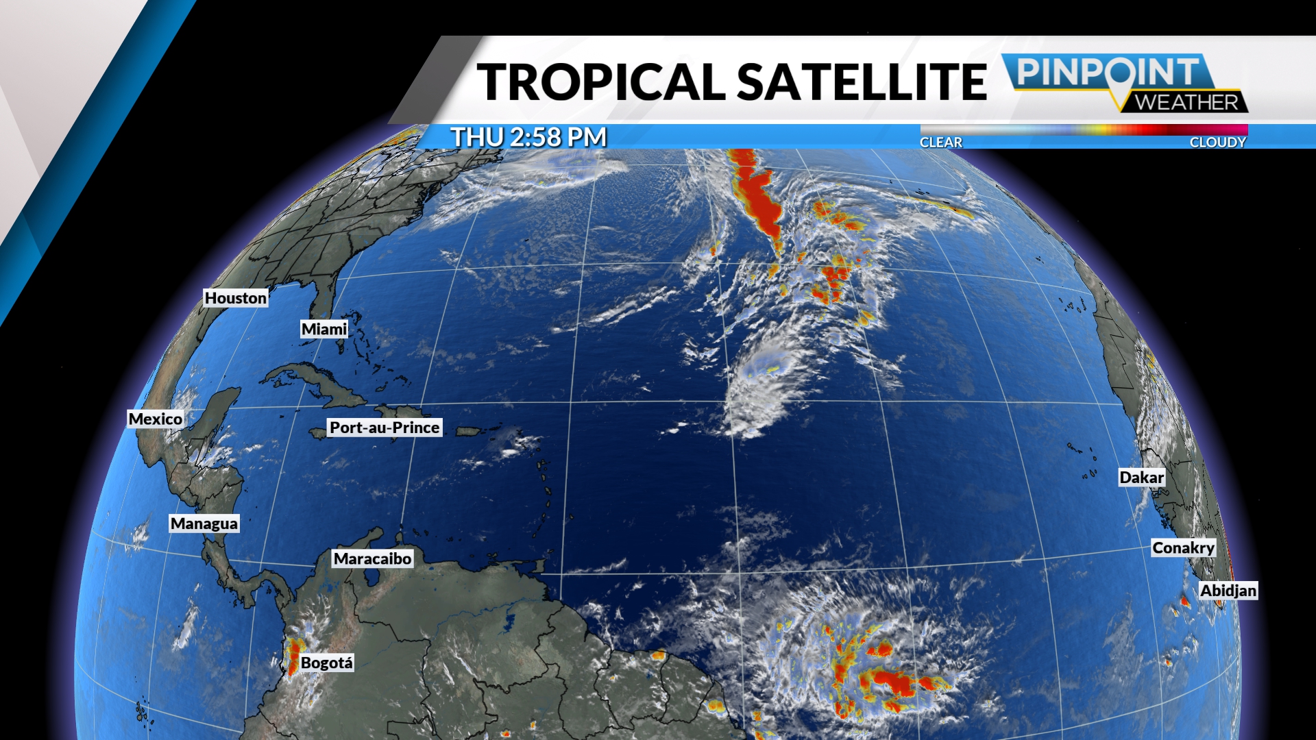 Pinpoint Weather Tropical Satellite
