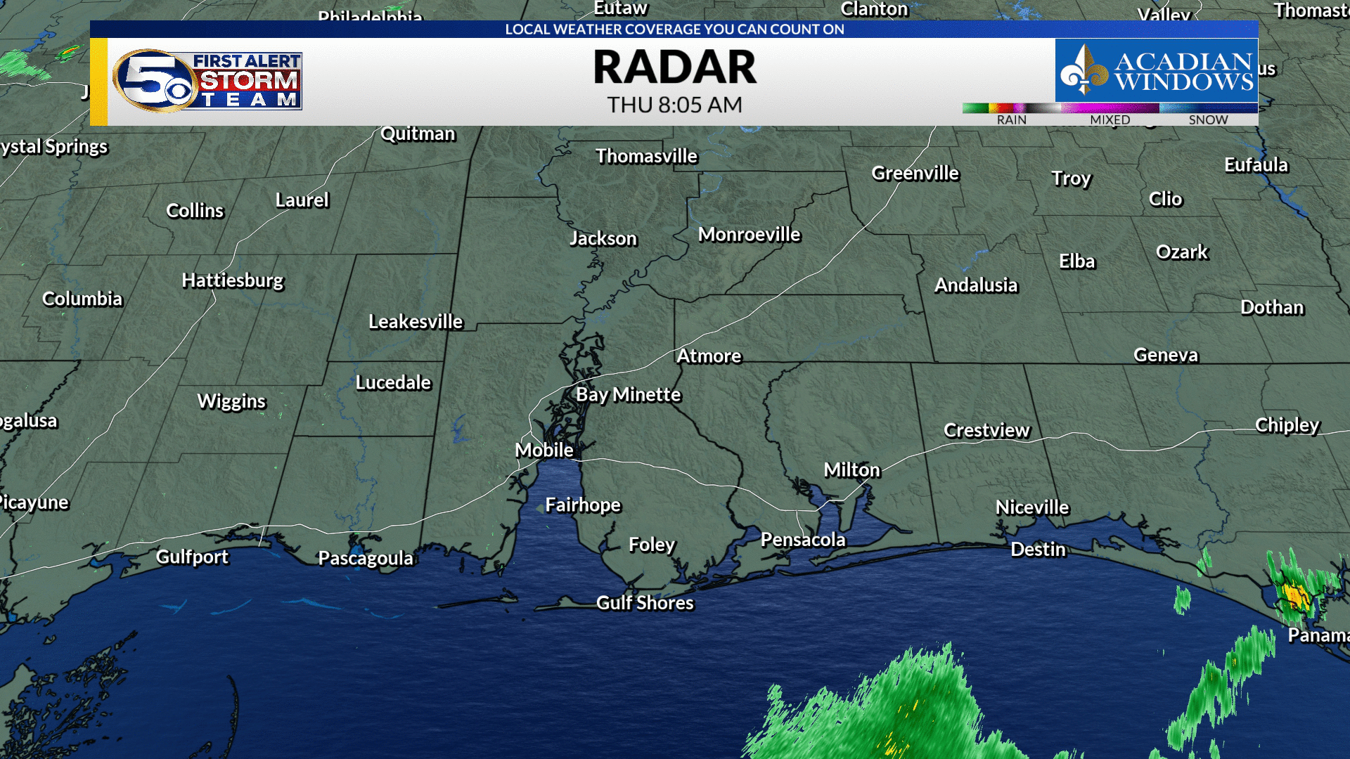Mobile AL & Pensacola Weather Radar | WKRG