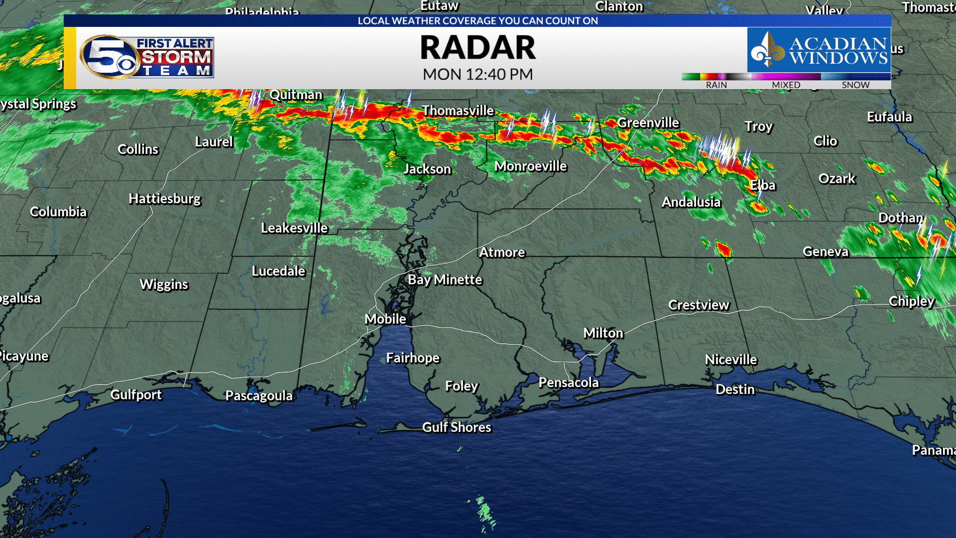 Mobile AL & Pensacola Weather Radar | WKRG