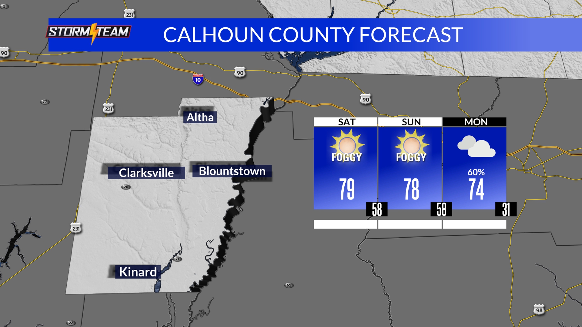 WMBB News 13 Weather Forecast Center