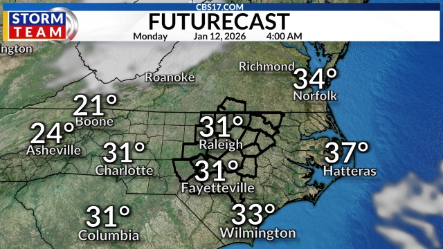 Raleigh Weather Hourly from CBS 17 Storm Team | WNCN CBS17.com