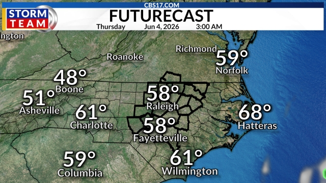 Raleigh Weather | 7 Day & Hourly Forecast | WNCN CBS17.com