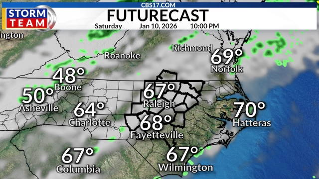 Raleigh Weather Hourly from CBS 17 Storm Team | WNCN CBS17.com