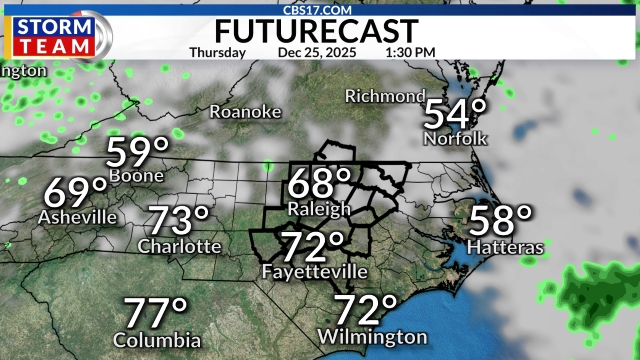 Raleigh Weather | 7 Day & Hourly Forecast | WNCN CBS17.com