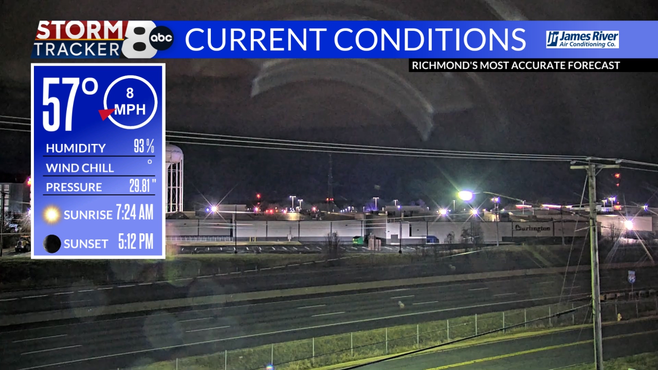 Latest Live Richmond Weather from StormTracker8 Cameras