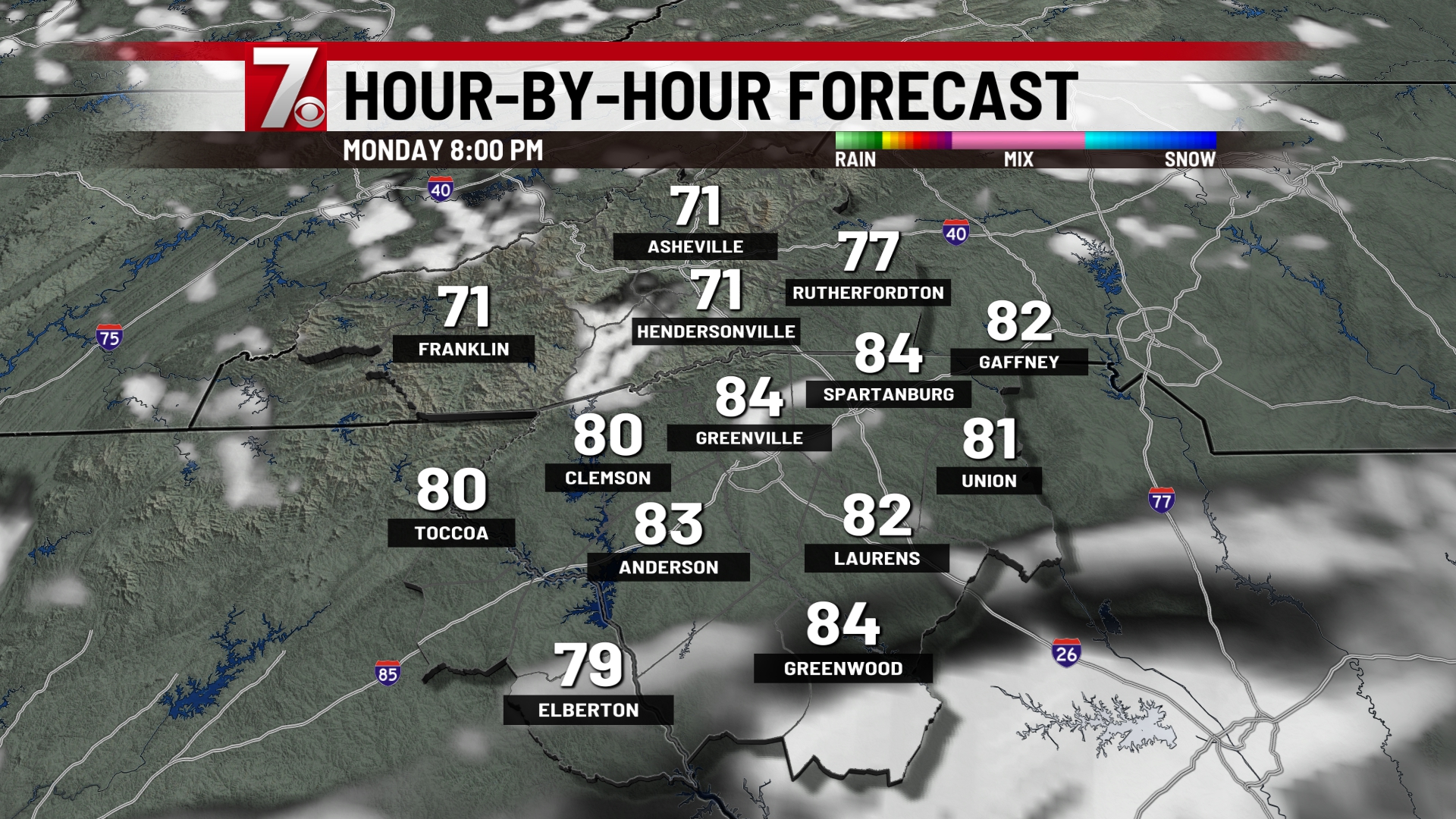 Weather Forecast for Greenville, Spartanburg, Anderson SC, WNC NE GA