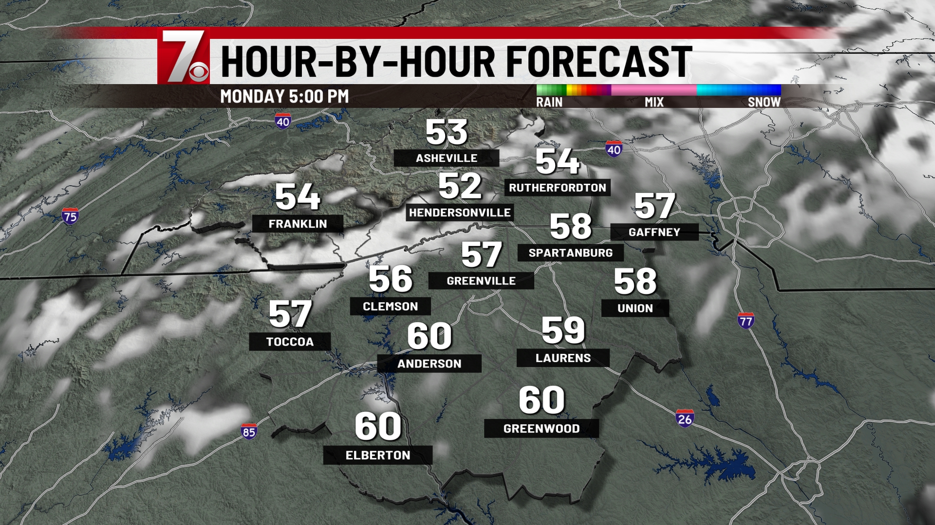 Weather Forecast for Greenville, Spartanburg, Anderson SC, WNC NE GA