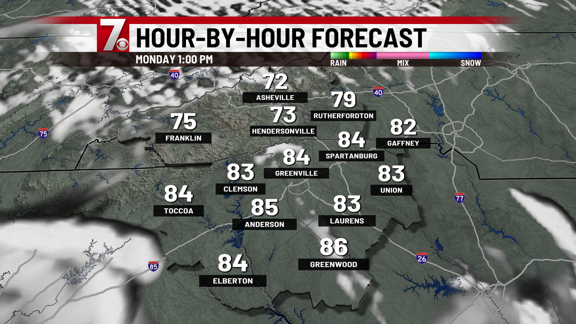 Weather Forecast for Greenville, Spartanburg, Anderson SC, WNC NE GA