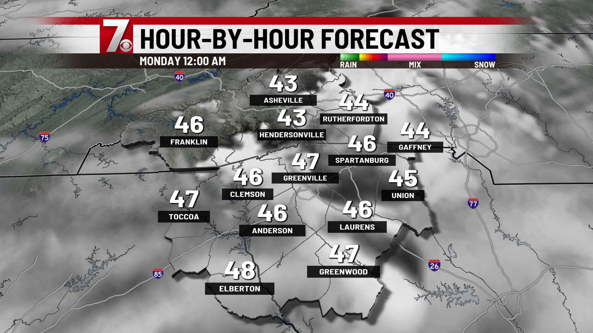 Weather Forecast for Greenville, Spartanburg, Anderson SC, WNC NE GA