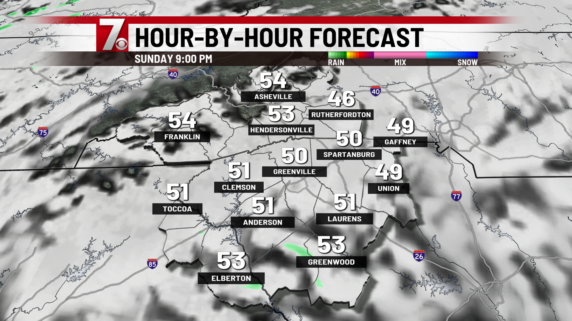 Weather Forecast for Greenville, Spartanburg, Anderson SC, WNC NE GA