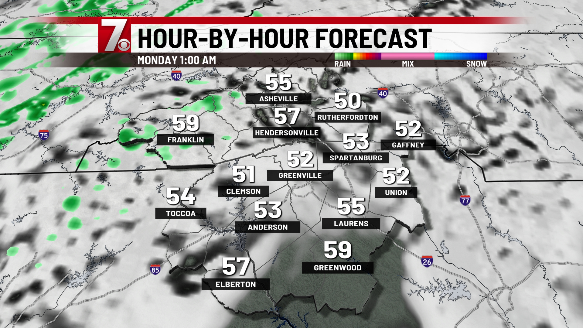 Weather Forecast for Greenville, Spartanburg, Anderson SC, WNC NE GA