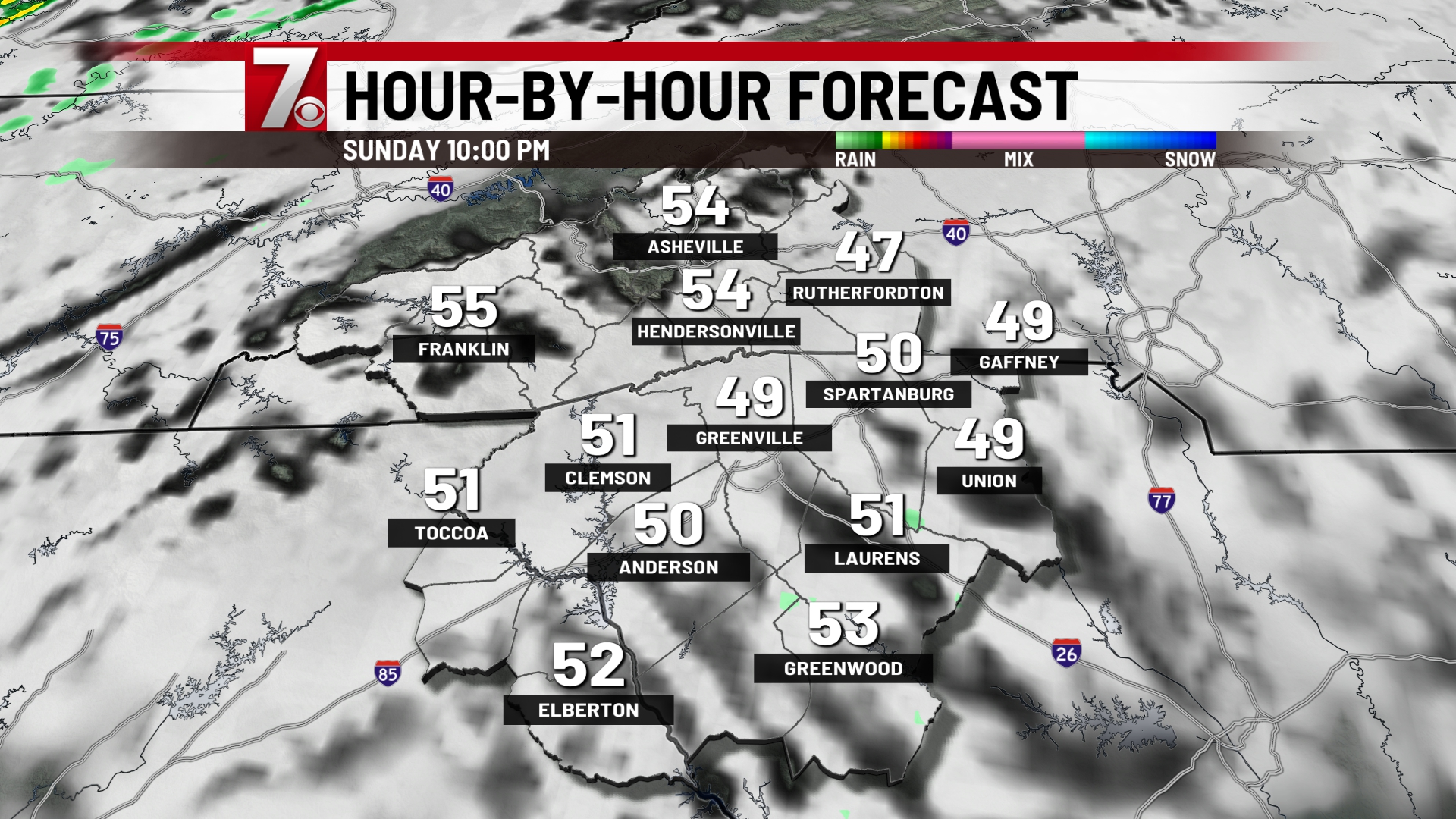 Weather Forecast for Greenville, Spartanburg, Anderson SC, WNC NE GA