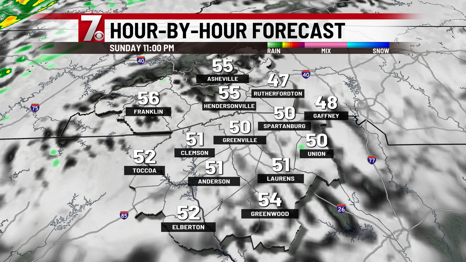 Weather Forecast for Greenville, Spartanburg, Anderson SC, WNC NE GA