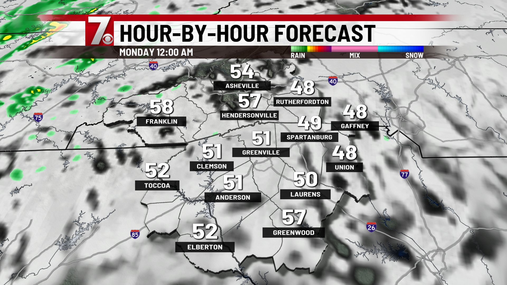 Weather Forecast for Greenville, Spartanburg, Anderson SC, WNC NE GA