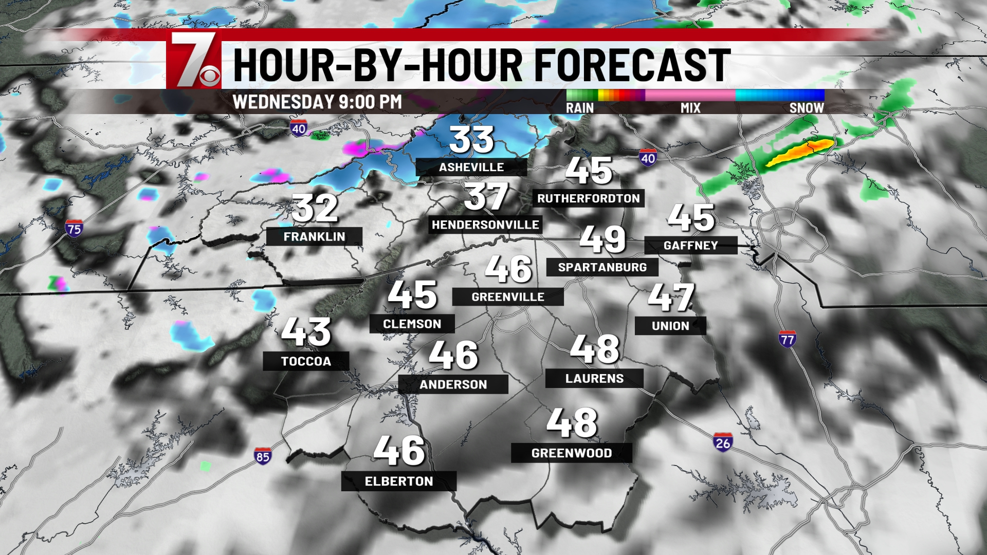 Weather Forecast for Greenville, Spartanburg, Anderson SC, WNC NE GA