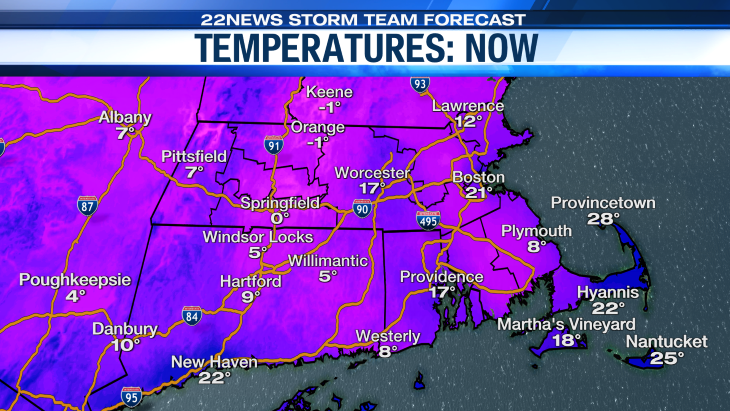 Springfield MA Weather, Temperatures & Wind Speeds | WWLP